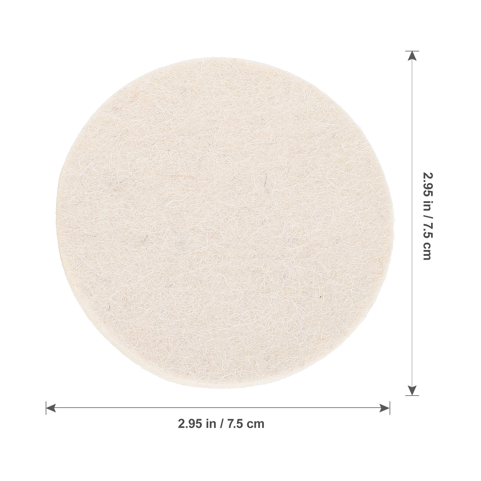 Набор Из 2 Штук Шлифовальные Подушки Из Шерсти Для Полировки 7 5X7 5Cm