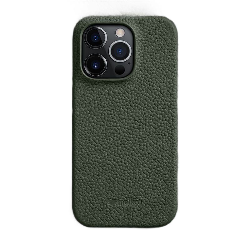 Чехол для iPhone 15 ProMax из натуральной полнозернистой кожи, защита камеры, удобный для захвата