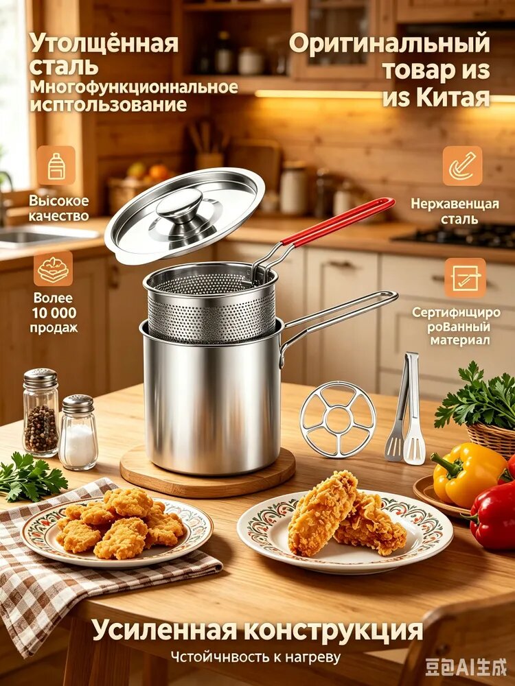 IKEA Кастрюля 12 см 4 шт биметалл