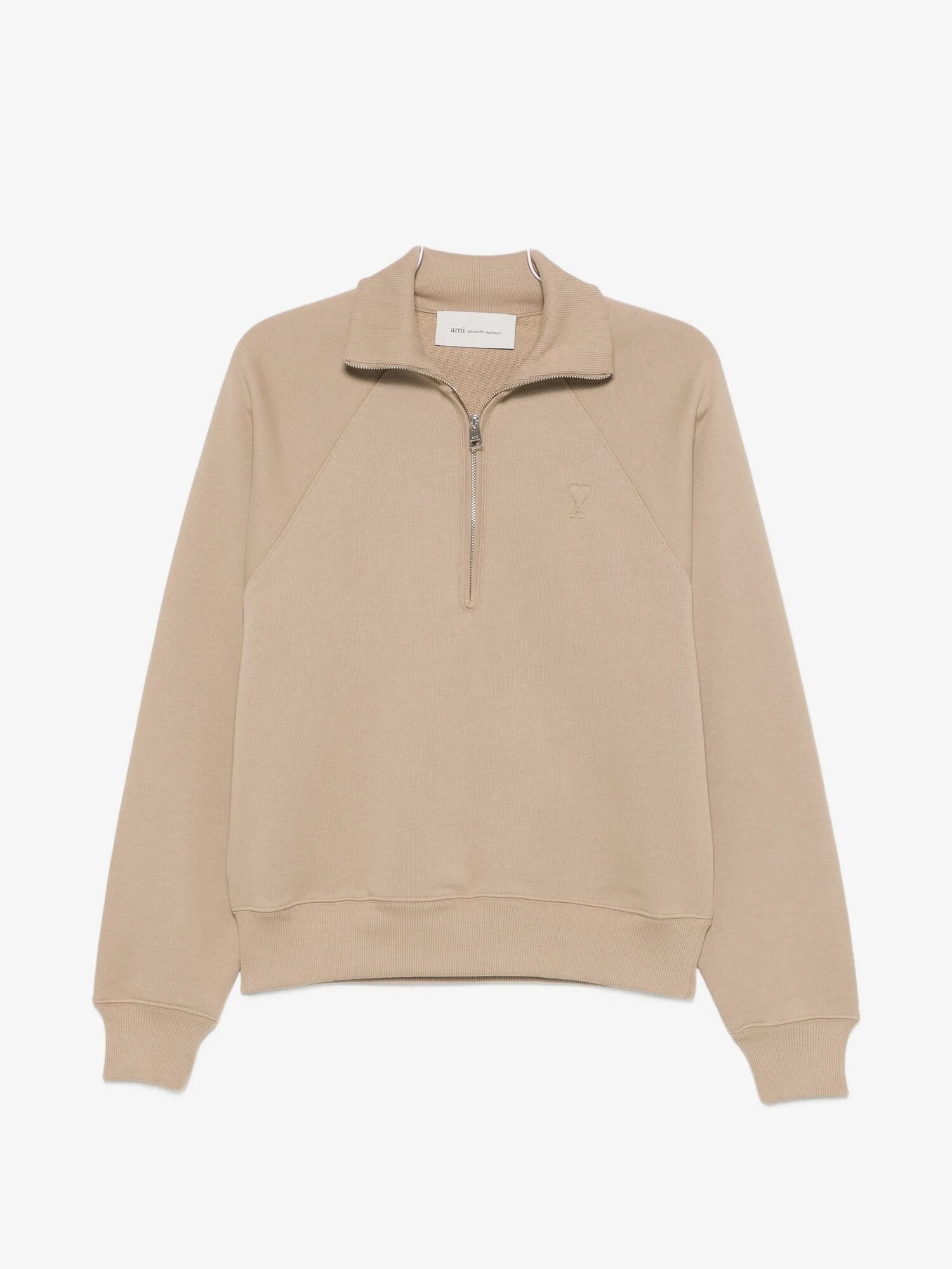 Свитер Ami Paris Ami de Coeur quarter-zip sweater