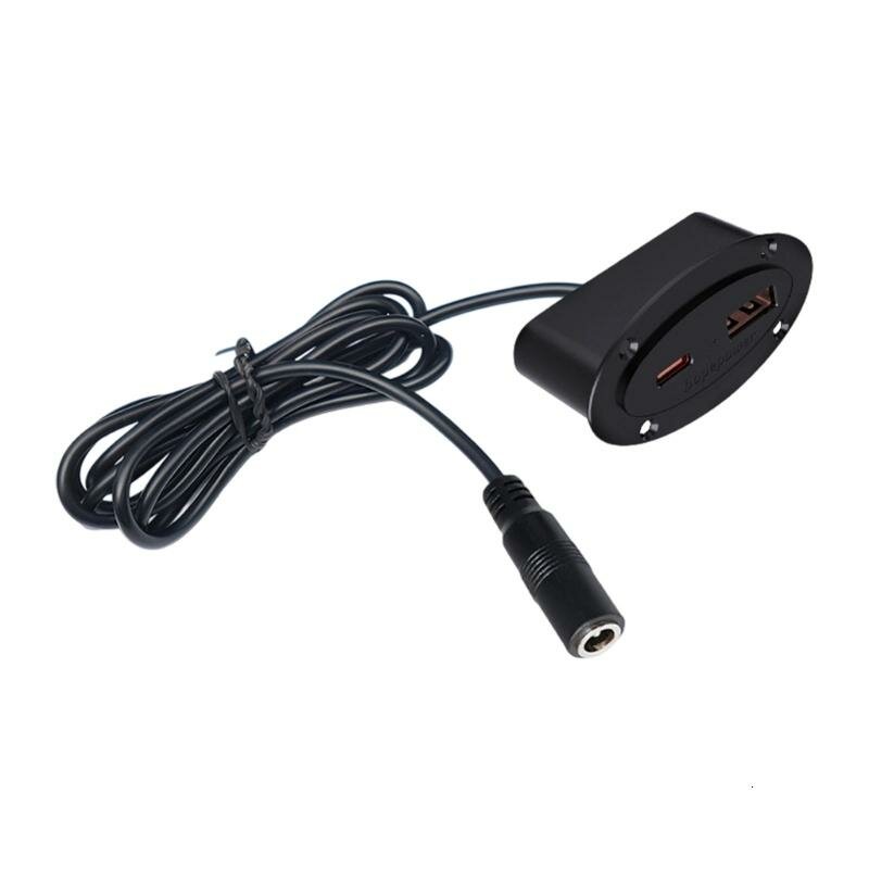 USB-модуль для мебели с USB-A и Type-C, T35