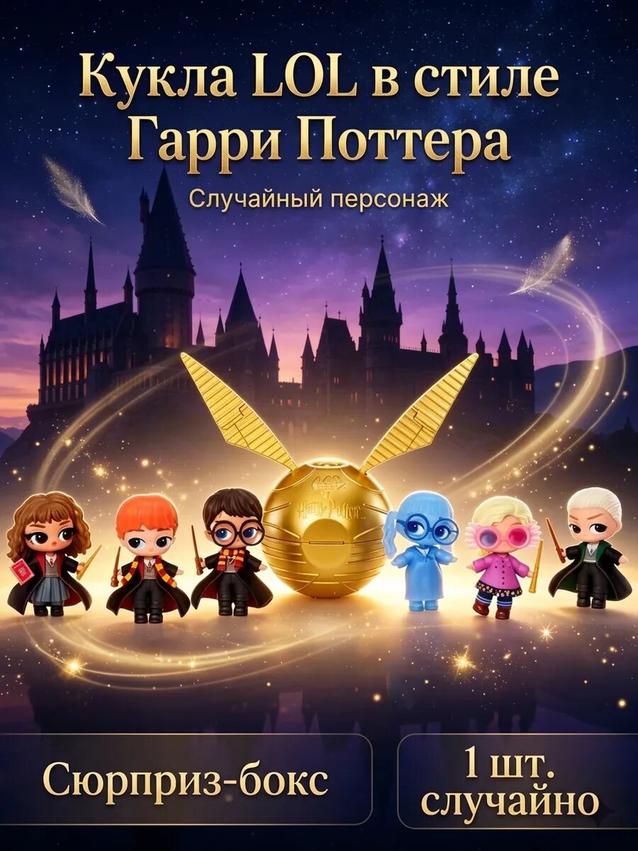 Кукла lol гарри поттер