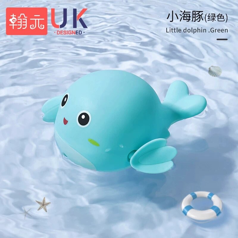 Игрушка для купания младенцев: голубой дельфин для водных игр и плавания