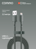 Кабель COMMO Range USB Type-A - Lightning MFI, 2.2м, Серо-зелёный