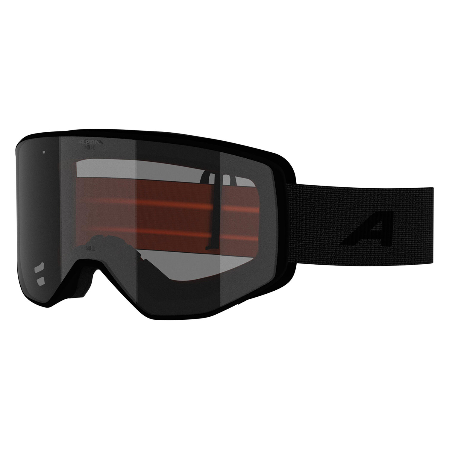 Маска горнолыжная ALPINA Venet Black Matt/Сlear S0 (US: M-L)