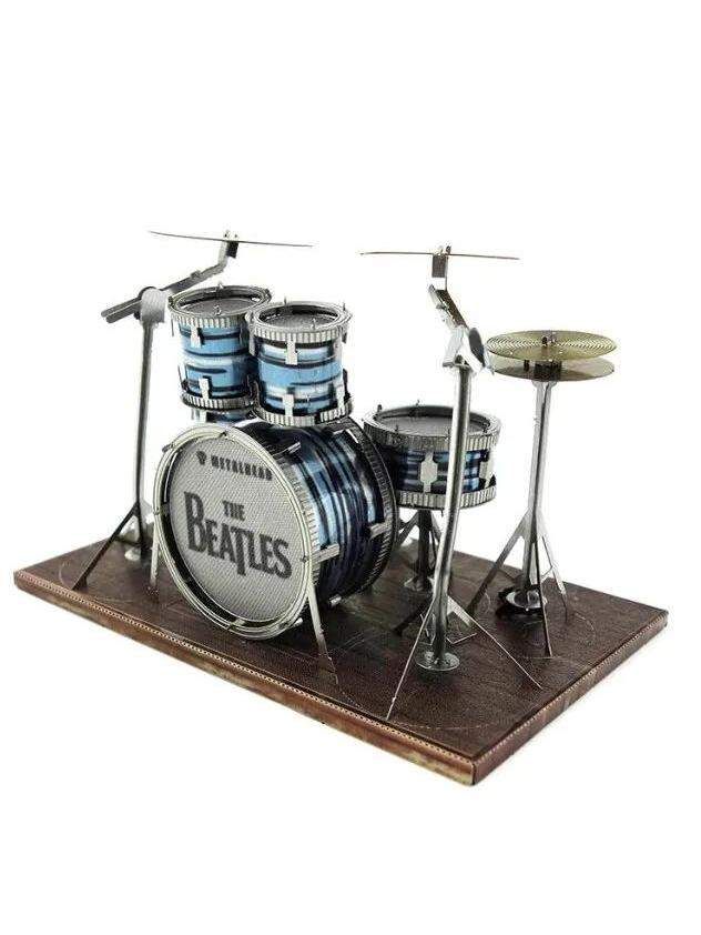 Конструктор металлический 3D / DIY модель / Сборная модель / Барабаны The Beatles (14+)