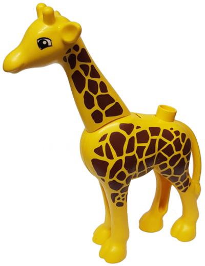 Деталь Lego 64124c01pb01 Duplo Giraffe Adult Large, Eyes Squared Pattern