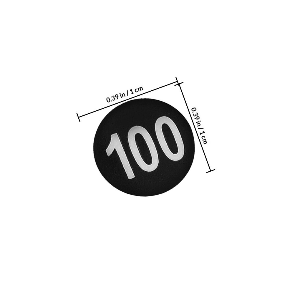 100 Листов Наклеек С Цифрами И Номерными Метками Размером 1 00X1 00X0 01Cm Для Инвентаризации И Организации