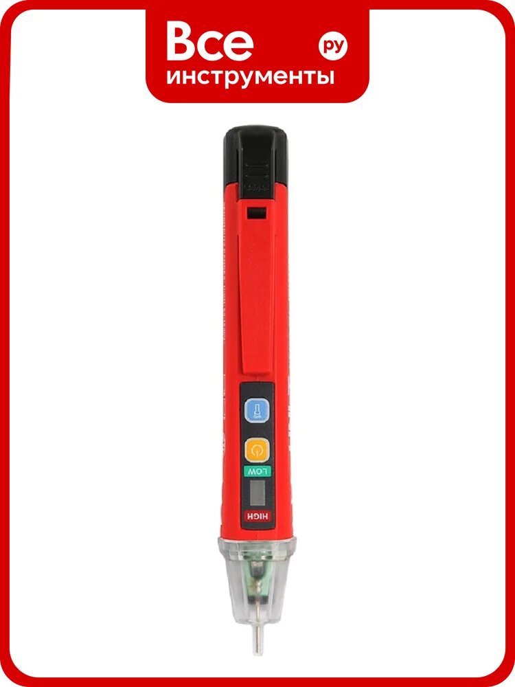 Детектор напряжения бесконтактный Mastech UT12D (звуковая и световая индикация) 00-00016998