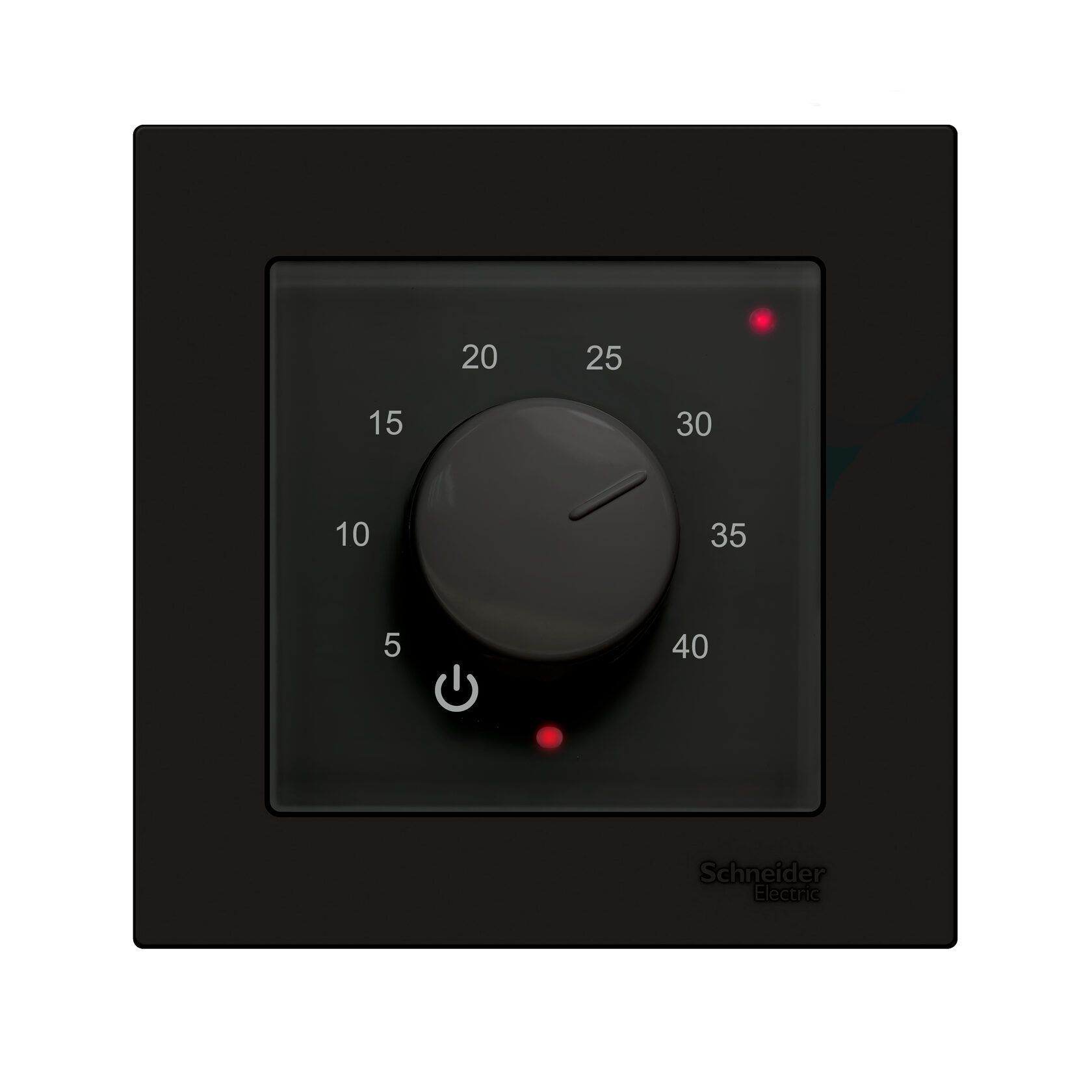 Терморегулятор для теплого пола ТР-03 Атлас Дизайн для рамок Schneider Electric Atlas Design (Шнайдер Электрик Атлас Дизайн) + датчик пола на проводе 3 метра. до 3500Вт