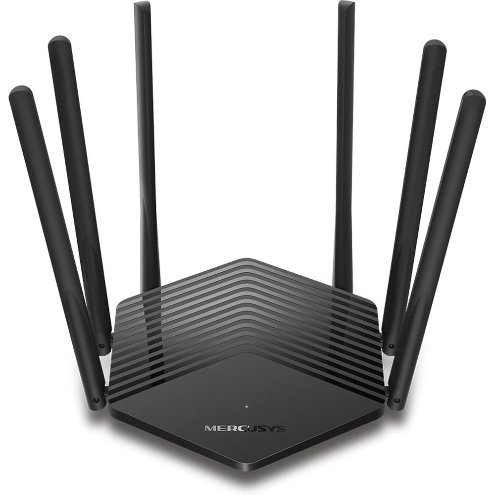 Беспроводной маршрутизатор Mercusys MR50G, Wi-Fi 5 802.11ac 1900(Мбит/с, 2.4+5ГГц, 4xGLAN, 1xGWAN чёрный уценка
