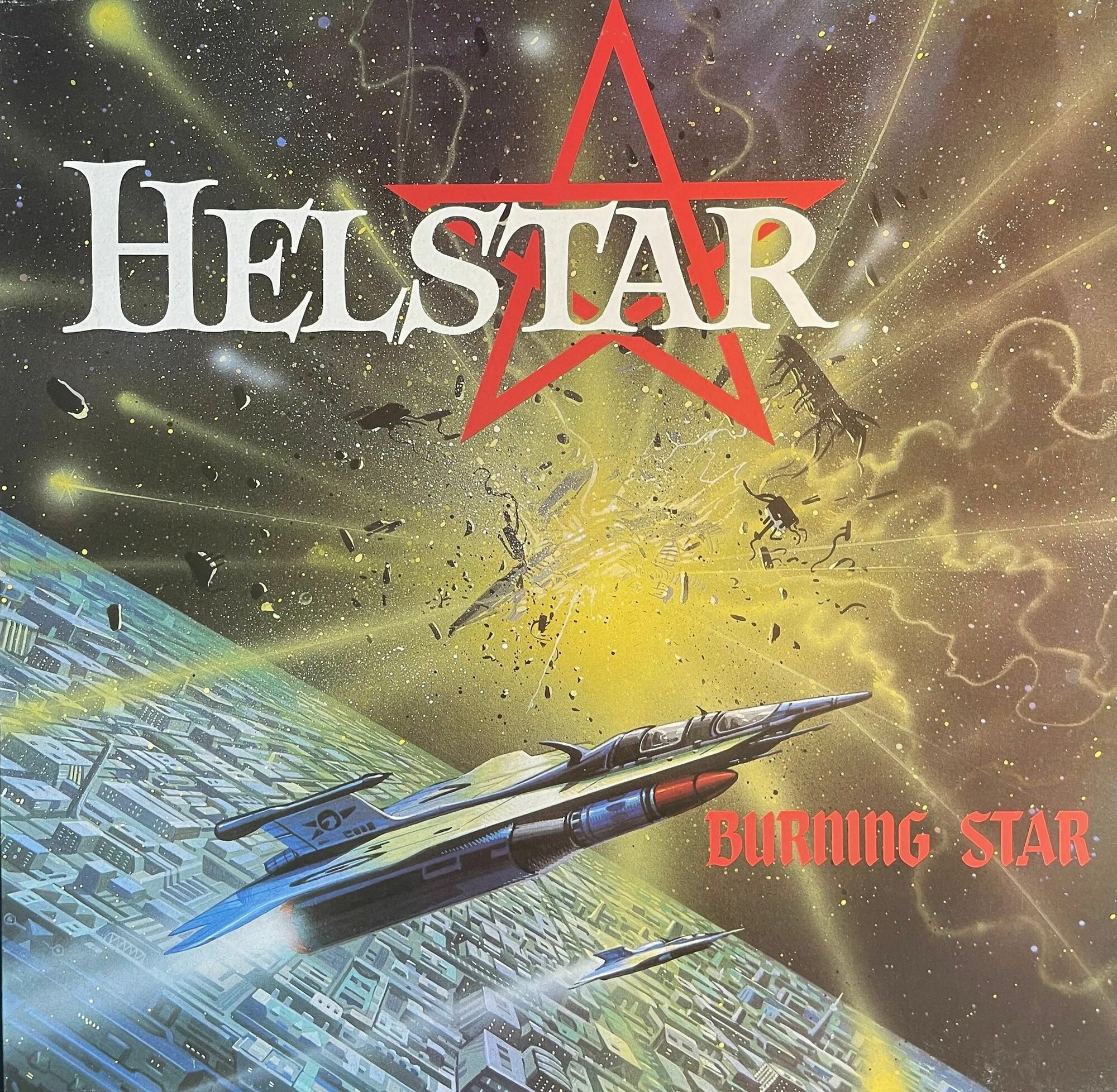 Helstar: "Burning Star", хэви - метал (1984, CD диск)