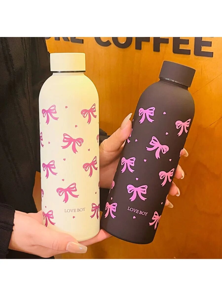 Термокружка Чашка для сохранения тепла бантик из ленты 500ml