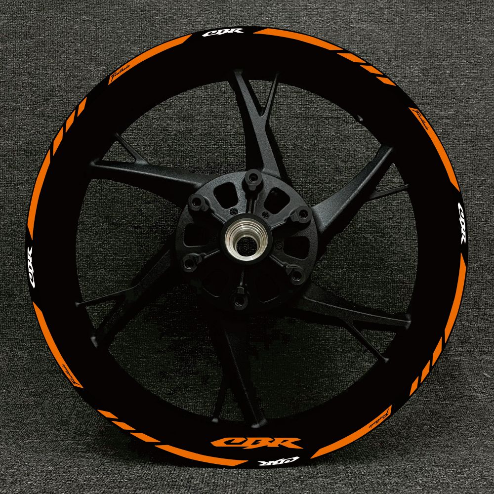 Подходит для мотоциклетных шин Honda CBR400 CBR600 F1 F2 F3 F4 CBR600RR CBR650R CBR600F CBR1000RR, светоотражающая водонепроницаемая наклейка.