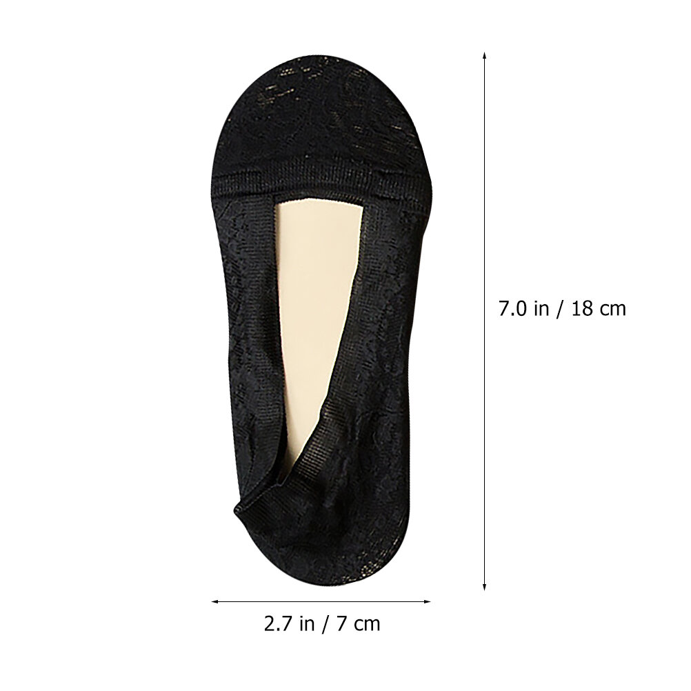 5 Пар Антискользящие Носки Лодочка Модные Дышащие Без Запаха 18*7*0.5Cm