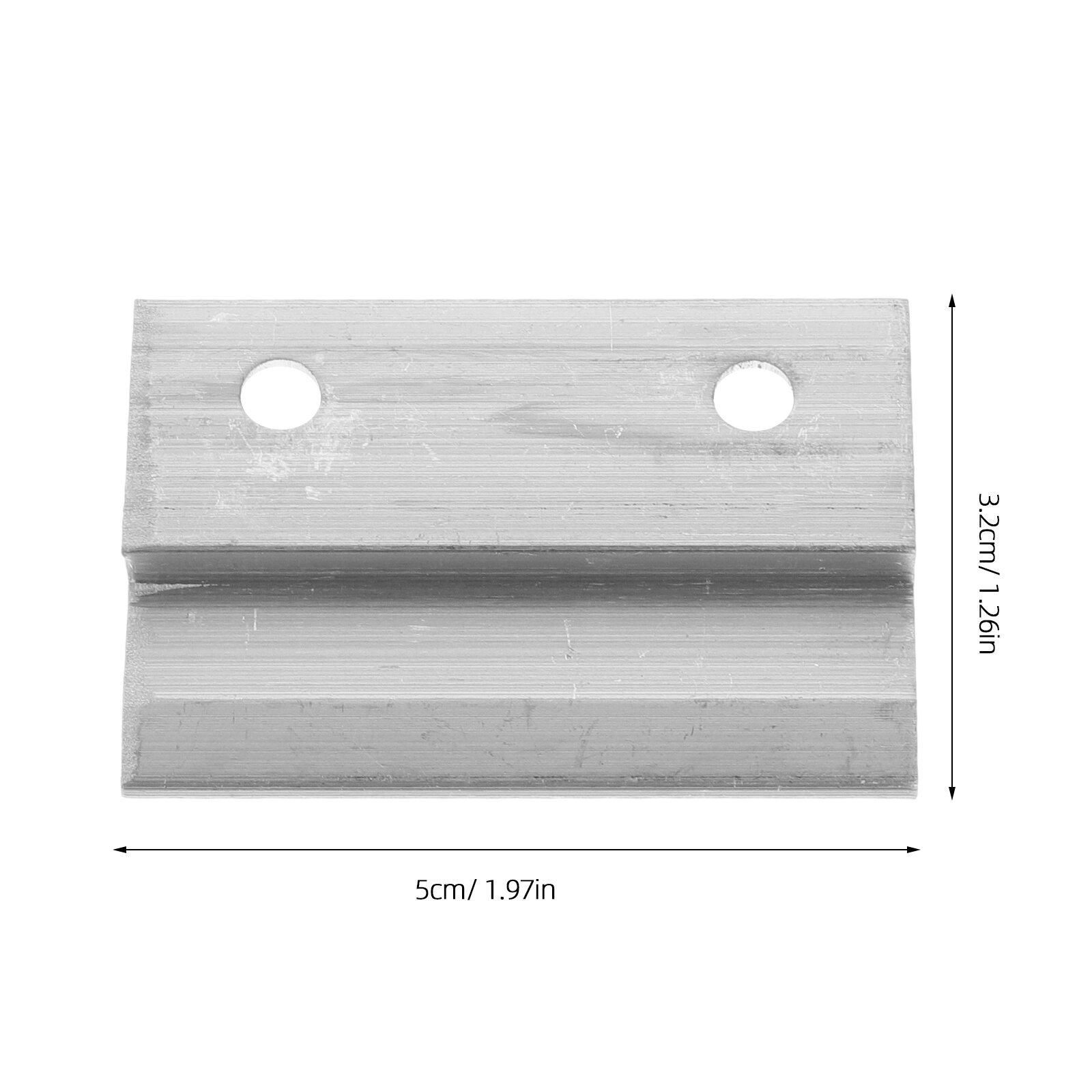 4 Штуки Держатели Для Рамок Серебристые Всемерные Размер 5.00X3.20X0.60Cm