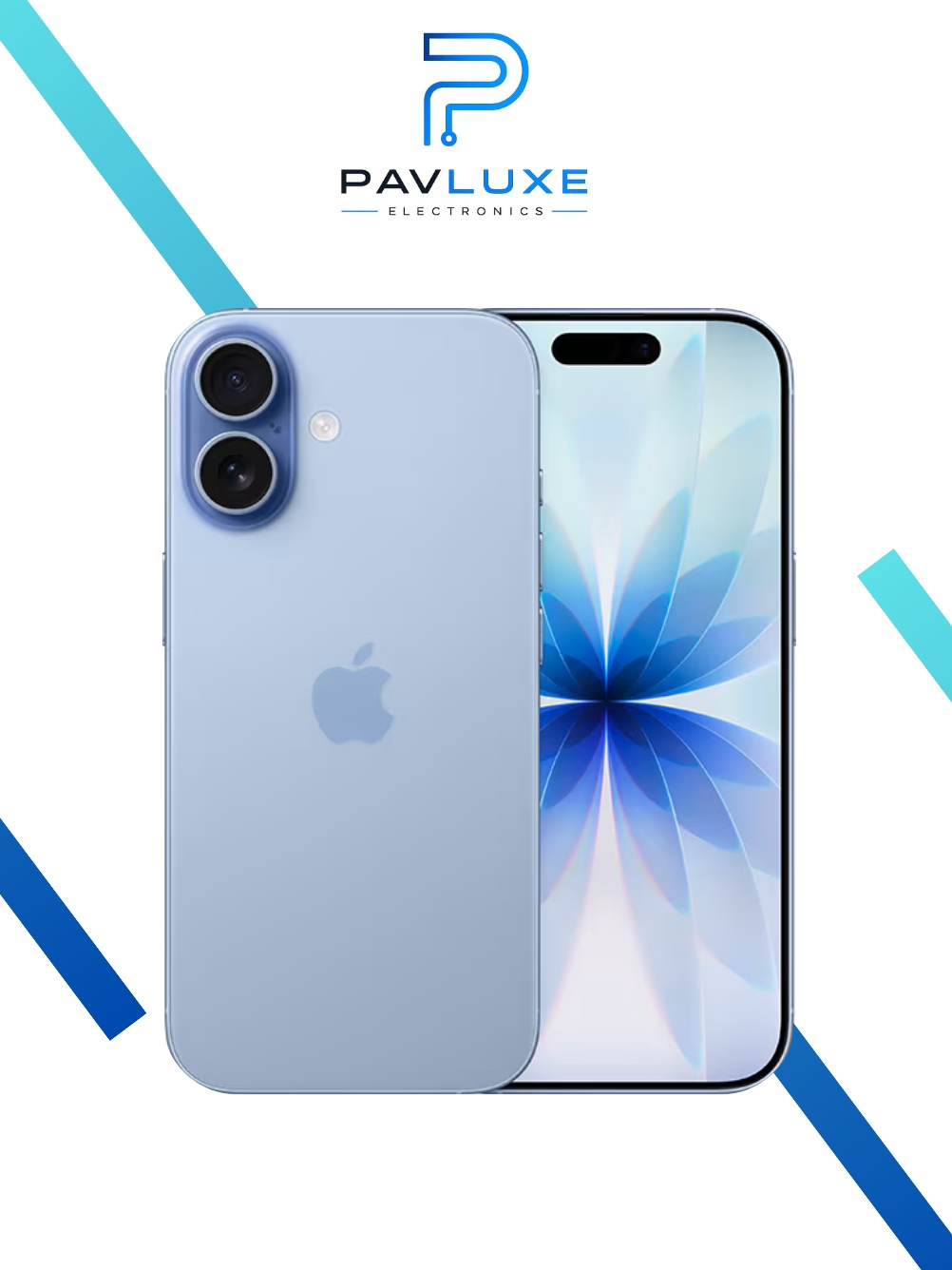 Смартфон Apple iPhone 17 256GB, Dual: nano SIM + eSIM, Синий/Mist Blue