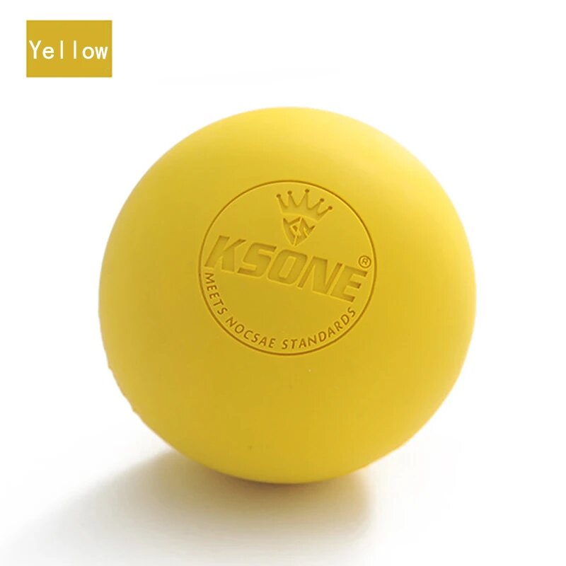 Желтый массажный мяч KS ONE, Yellow