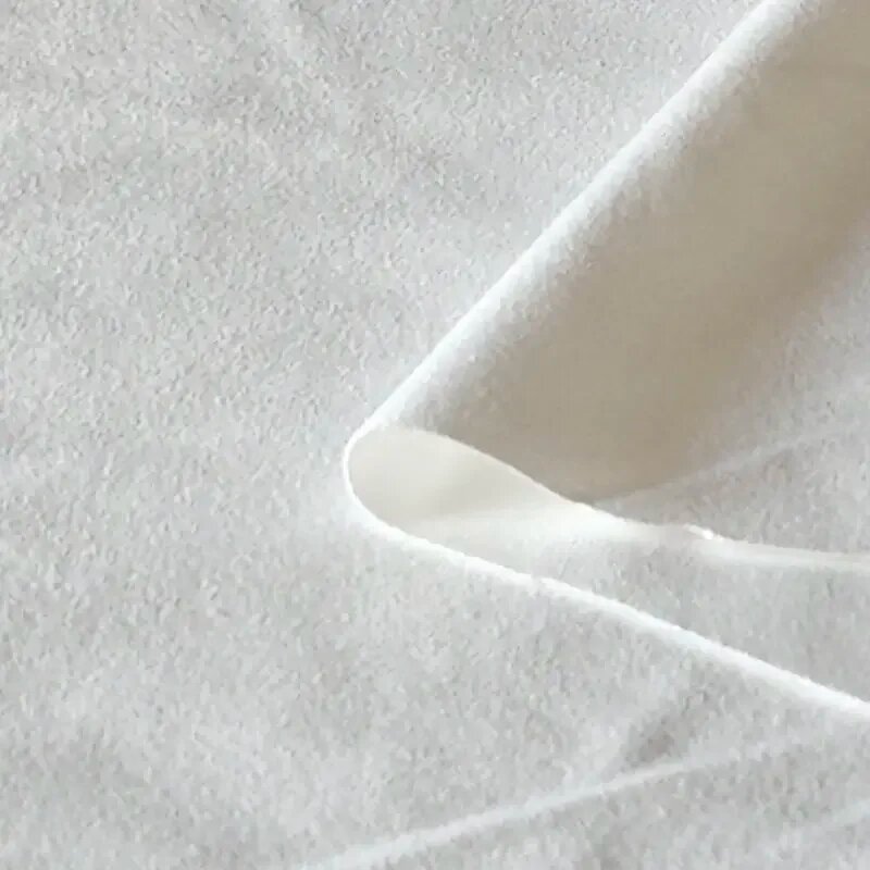 Белая искусственная замша 165см, White 1