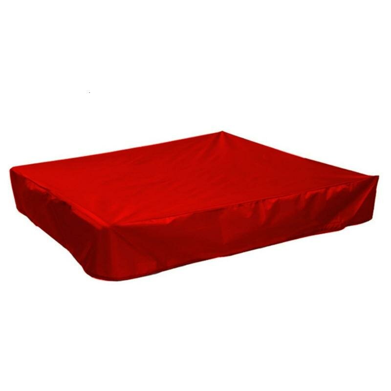 Чехол для песочницы уличный, красный - 120x120x20 см