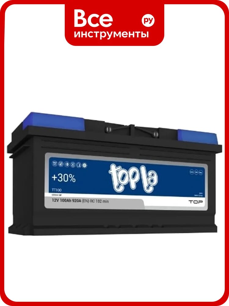 Автомобильный аккумулятор TAB Topla top 6ст-100.0 118800