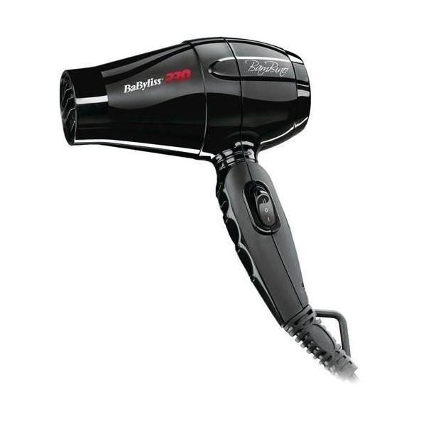 BaByliss Фен для волос BaByliss Pro BamBino Black BAB5510E 1200 Вт, кол-во насадок 10, черный