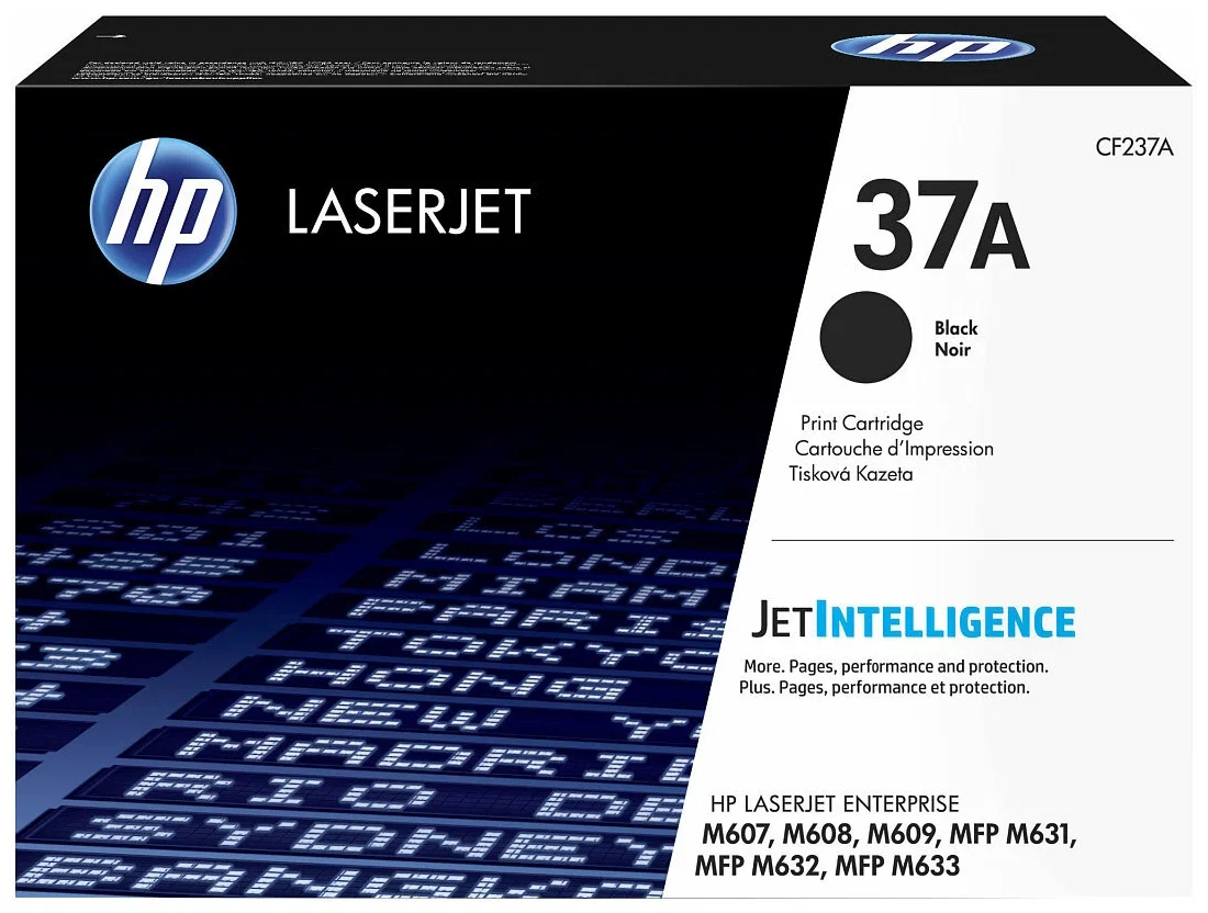 Картридж лазерный HP CF237A (37A) оригинальный, сверх повышенной емкости, Black 11K для LaserJet M608