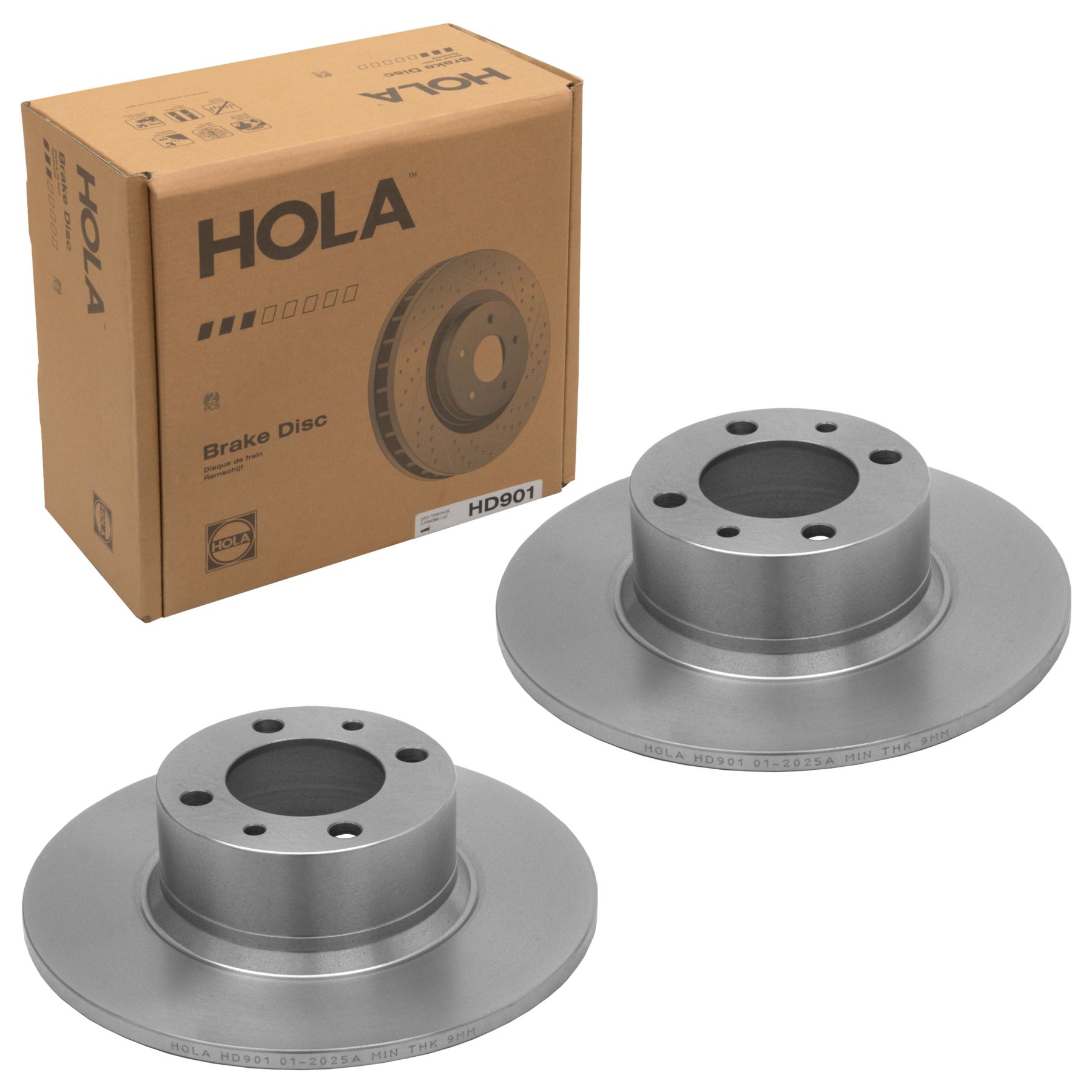 Диск тормозной HOLA HD901 ВАЗ 2101, передний
