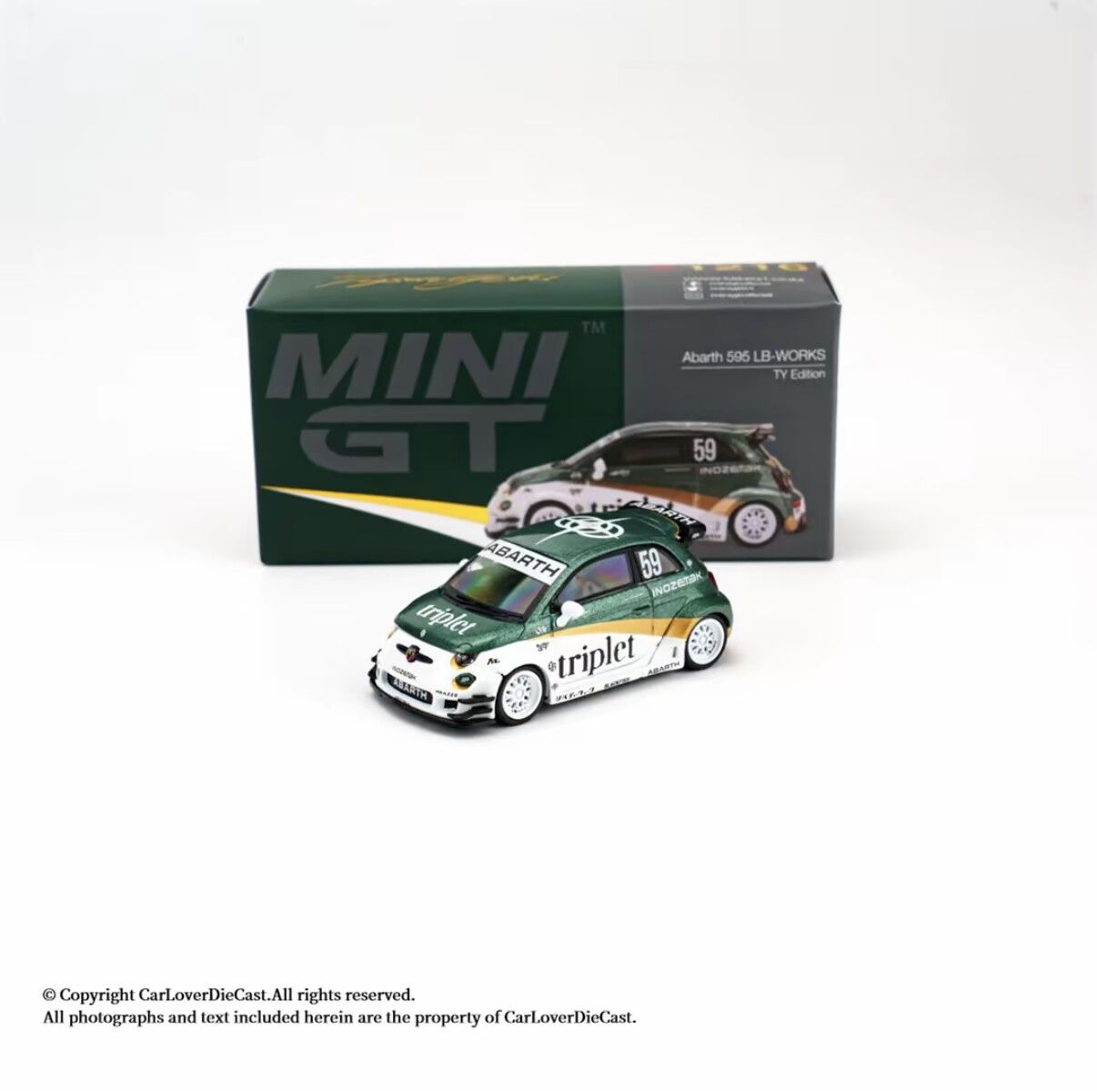 Машинка MINI GT MODEL 1:64 #1216 Abarth 595 LB-WORKS TY Edition TY Die-cast Alloy Model Collection Toy Children Gifts