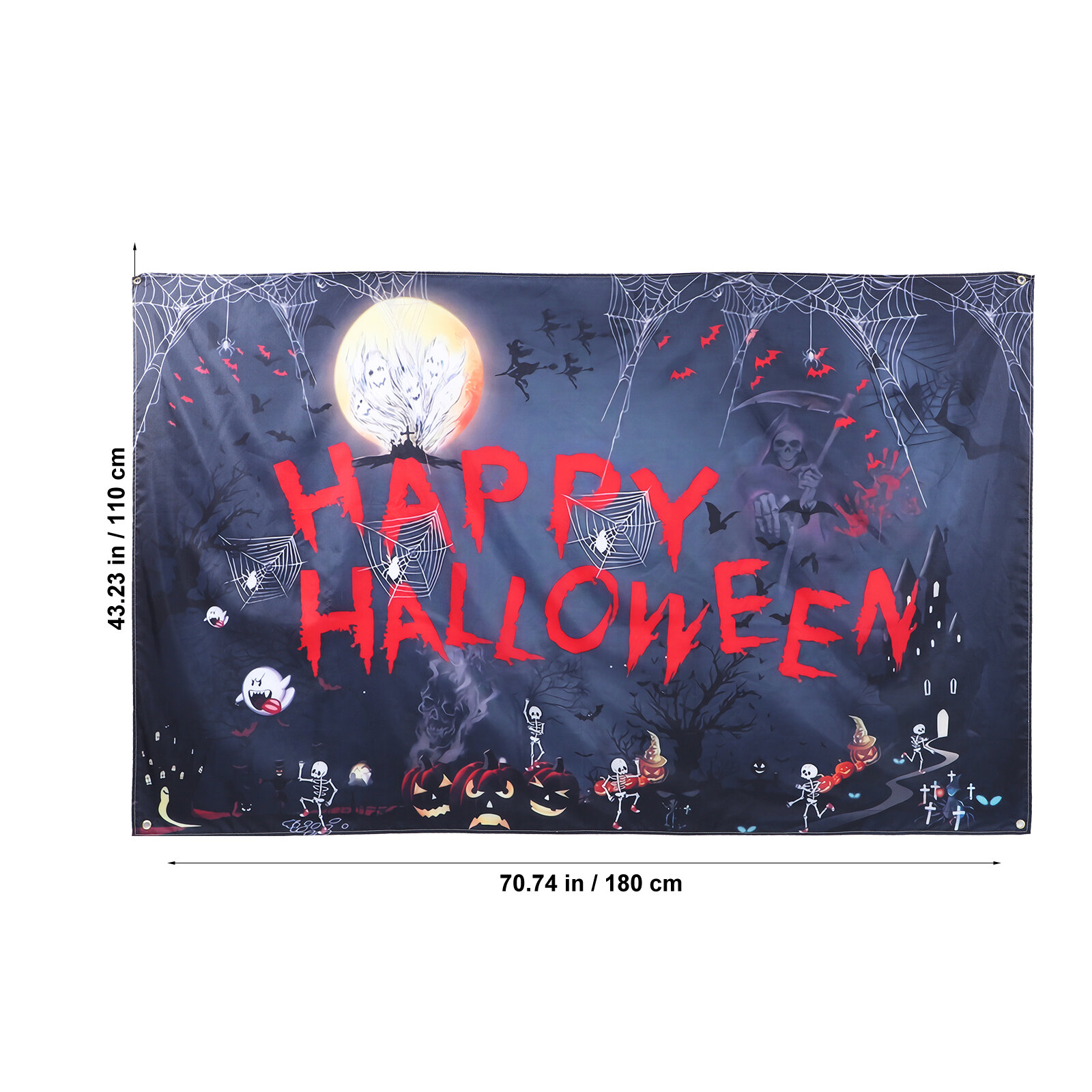 Фон Для Стены Декор Halloween Партии Ужасающая Атмосфера 180X110CM