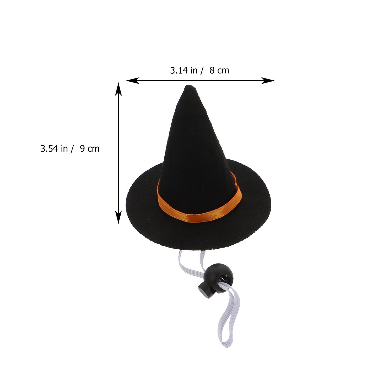 Комплект Из 1 Штуки Декоративная Шляпа С Бабочкой Для Пет С Halloween Размер 8X8X9Cm