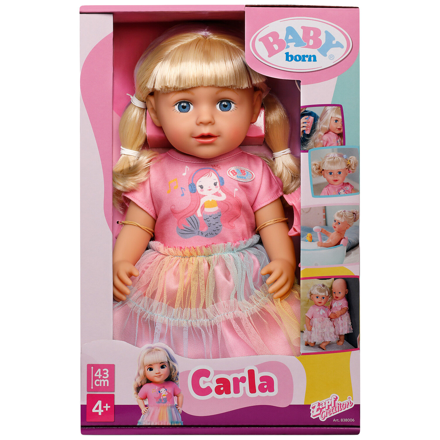 Кукла пупс BABY BORN Сестричка Карла 43 см