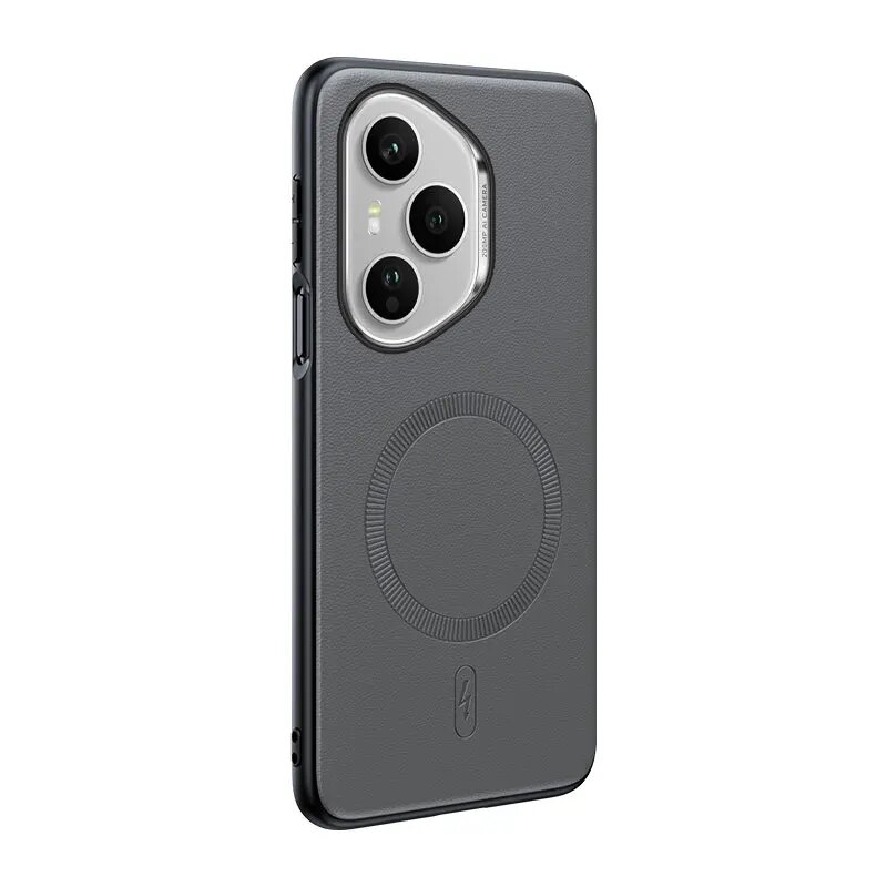 Чехол Honor 400 Pro, серый, магнитный