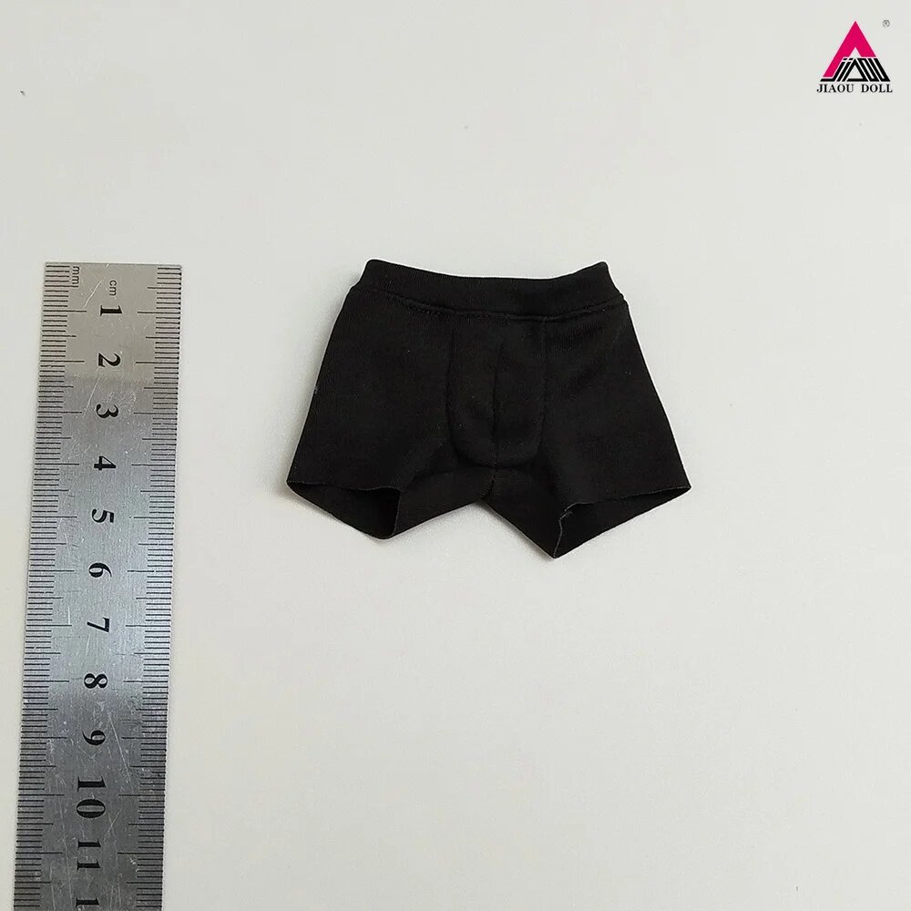 JIAOU DOLL Кукольные мужские трусы 1/6 Черный, B