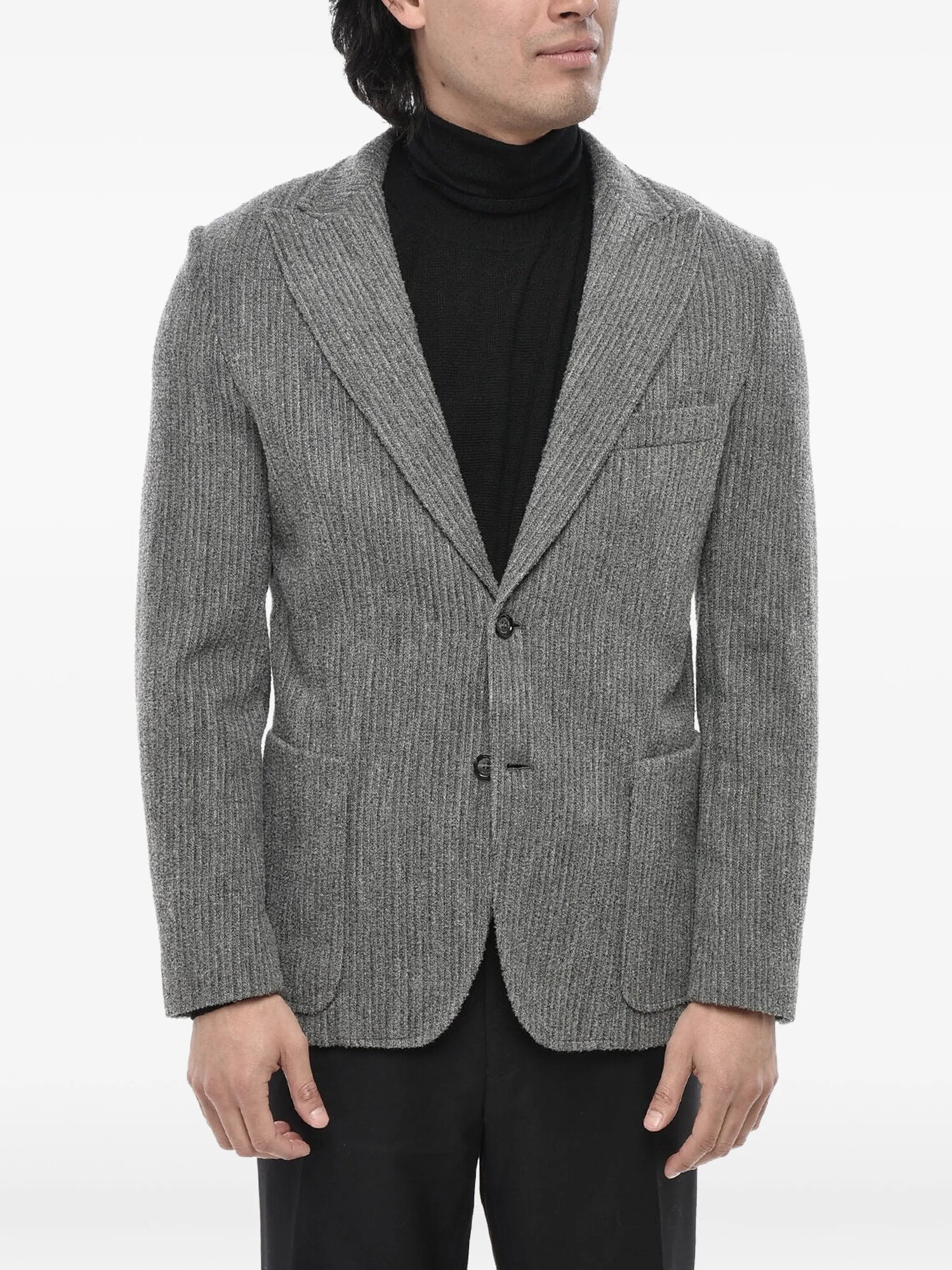 Пиджак Single-breasted notched-lapel blazer