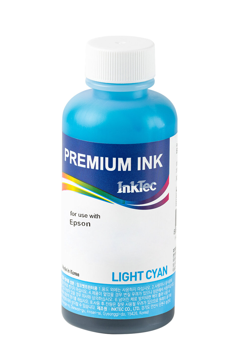 Водные чернила для Epson, InkTec E0017 Light Cyan, 100 мл