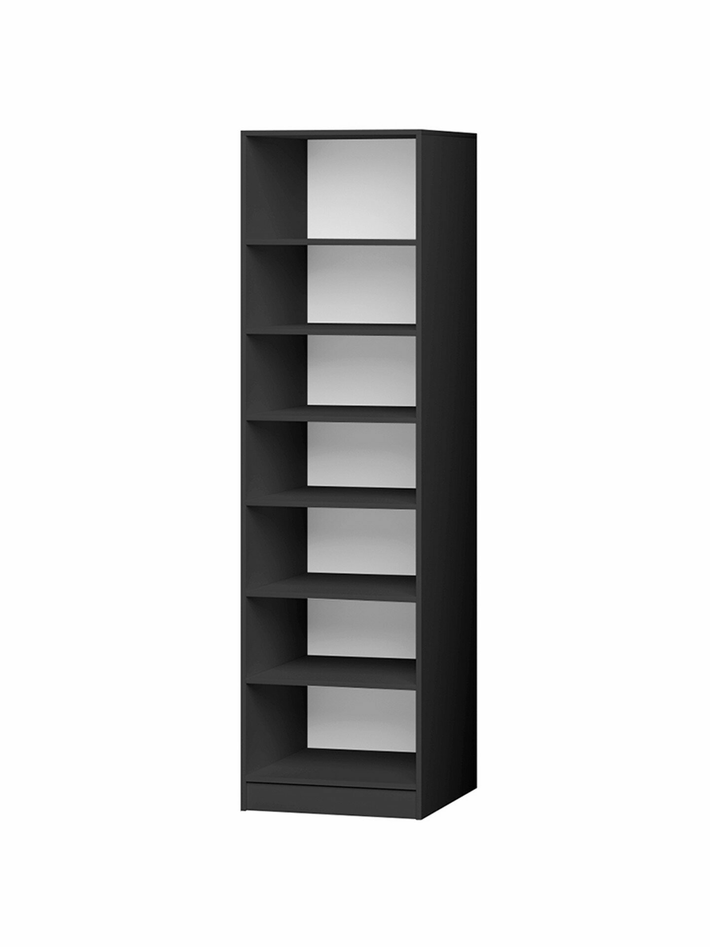 Корпус шкафа распашного Купе Гардеробной 1.1 Черныи 0190 PE FM 40*60*210 см Фиеста