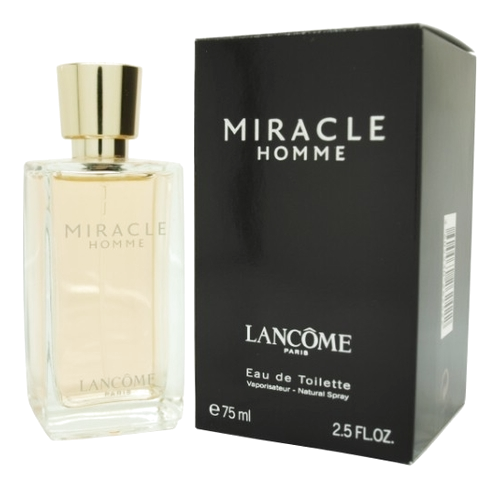 Lancome Miracle Homme мужской аромат 75 мл - Ланком Миракл мужской туалетная вода