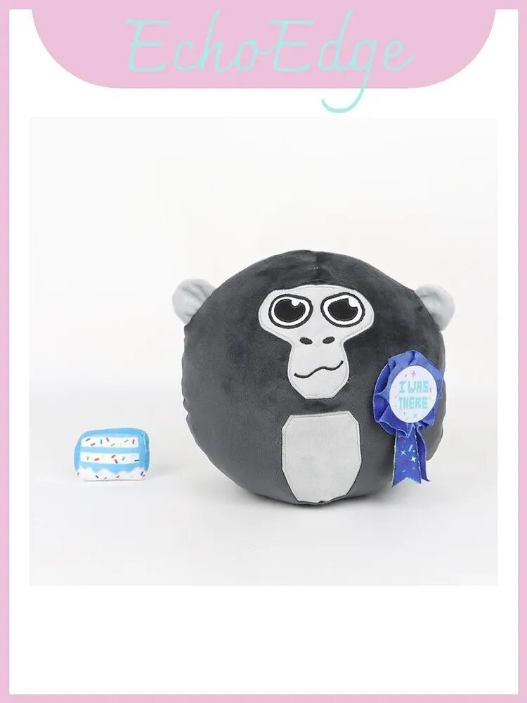 Плюшевая игрушка Gorilla Tag Monke, короткий плюш, мяч, подарок фанатам игры