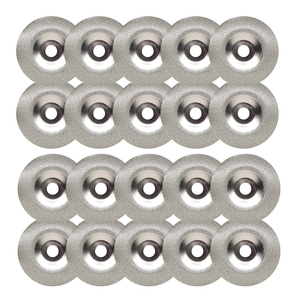 Алмазный шлифовальный круг для стекла, плитки, ножей и ножниц 20PCS