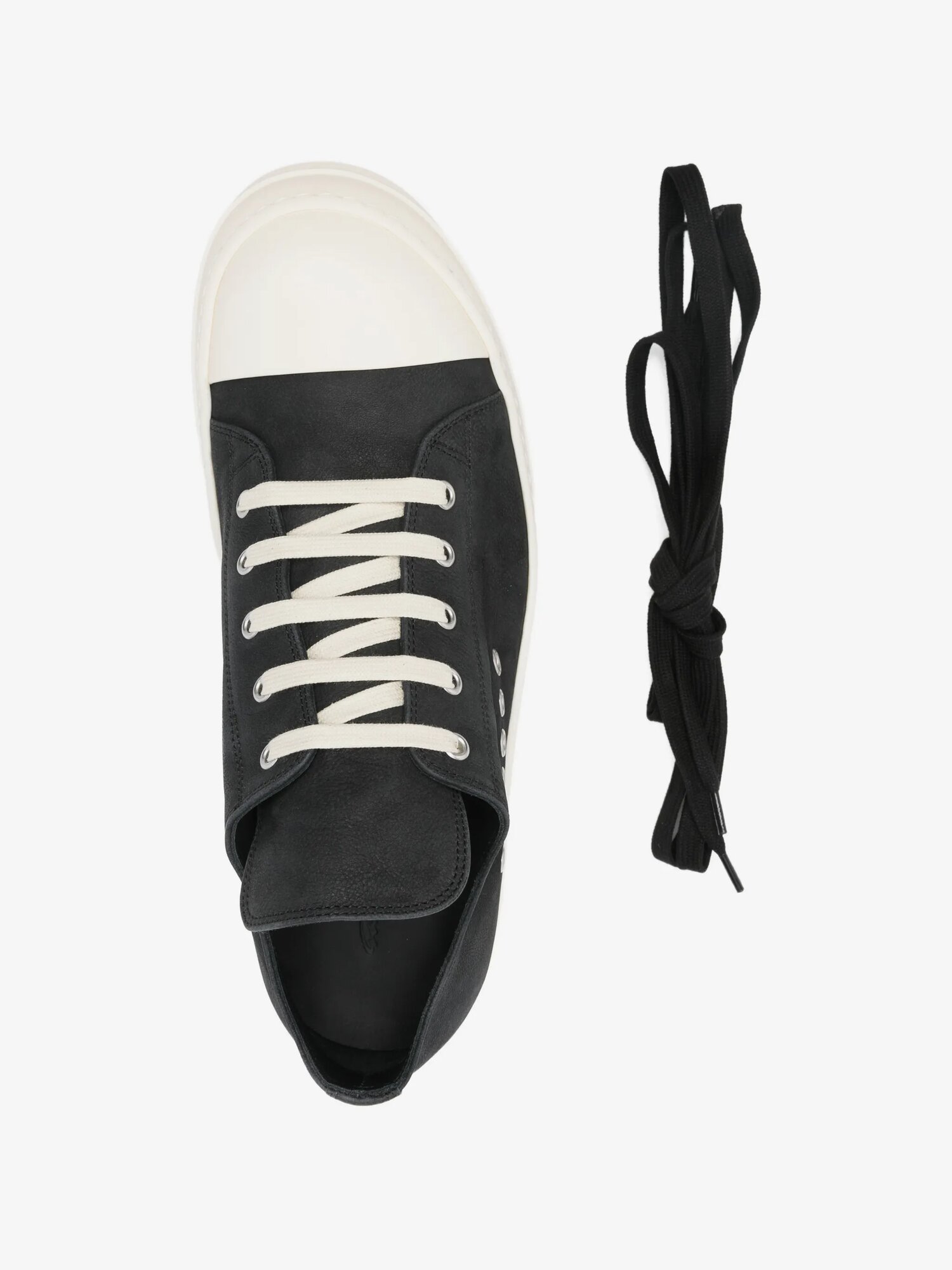Кроссовки Rick Owens Leather sneakers, размер 41 EU — фото 1