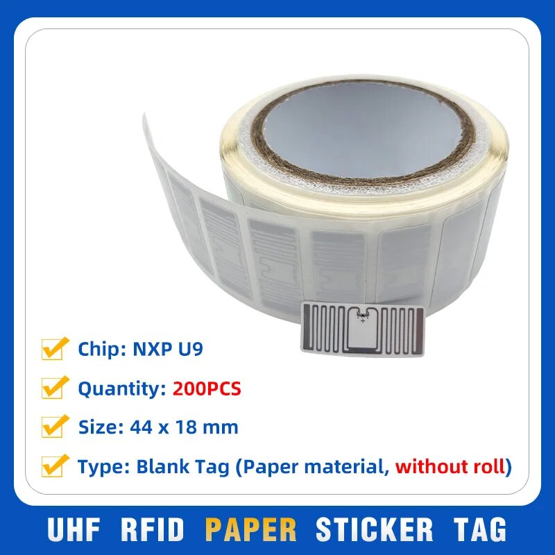 RFID-метки NXP U9 44х18 мм для управления запасами