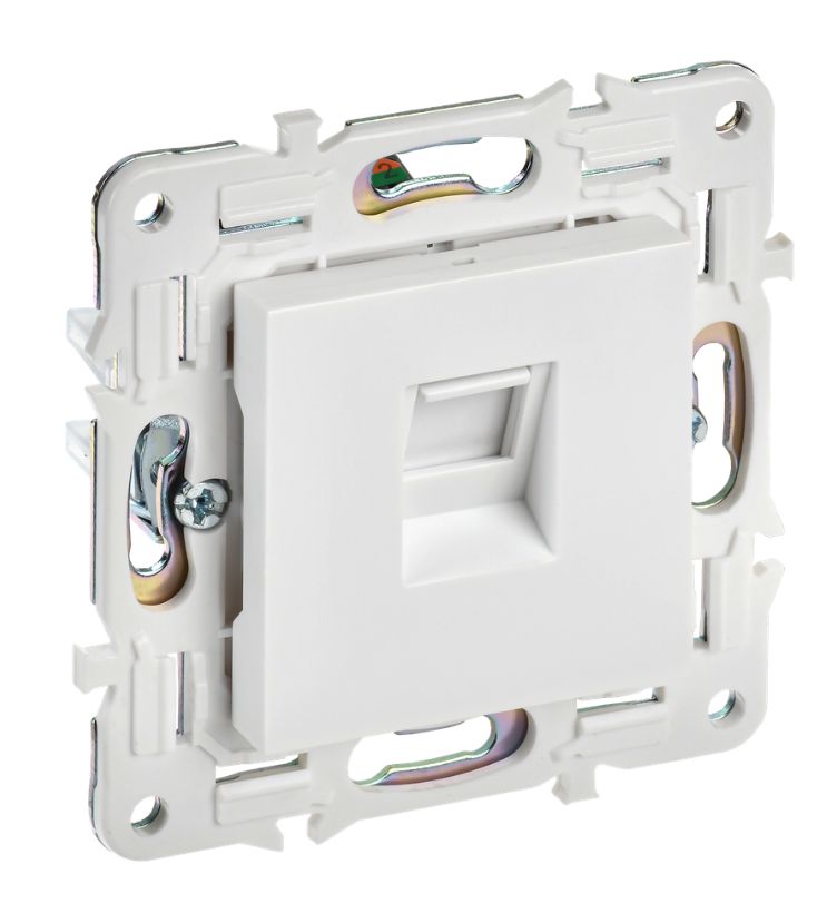 SKANDY розетка компьютерная RJ45 кат.6 SK-K02W арктический белый IEK