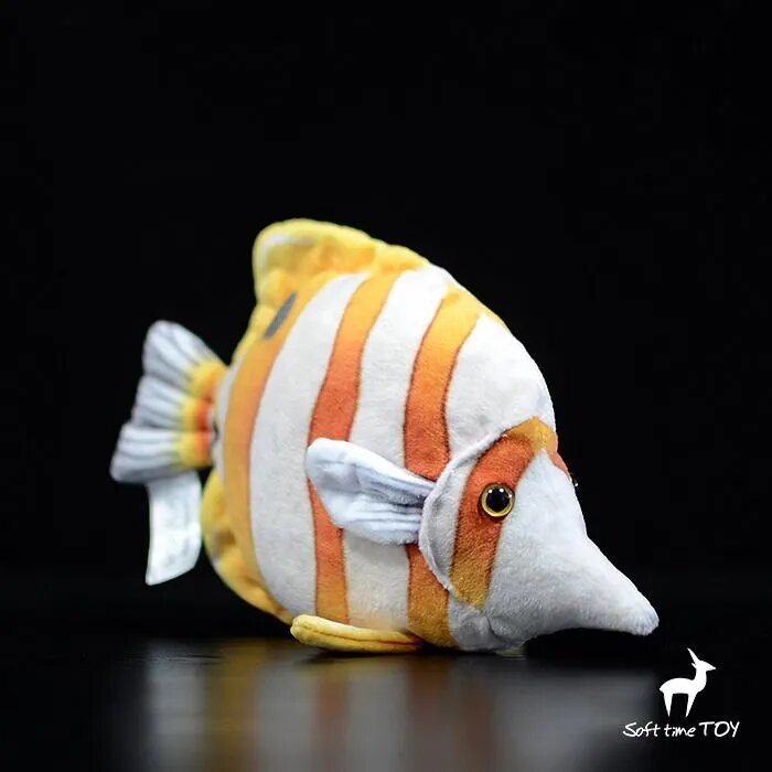 Реалистичные плюшевые игрушки из рыбы-ракеты "Soft time TOY" 20cm