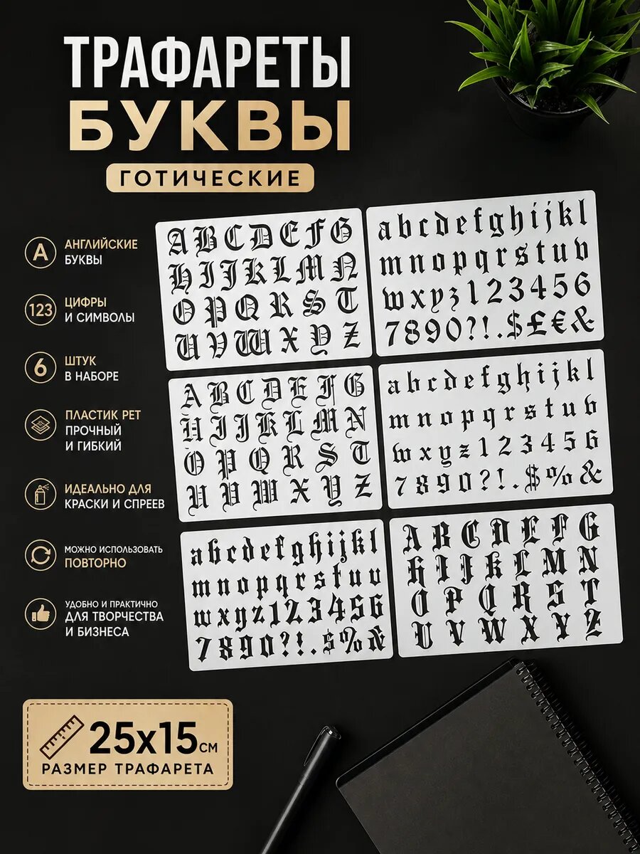 Трафареты для творчества буквы и цифры