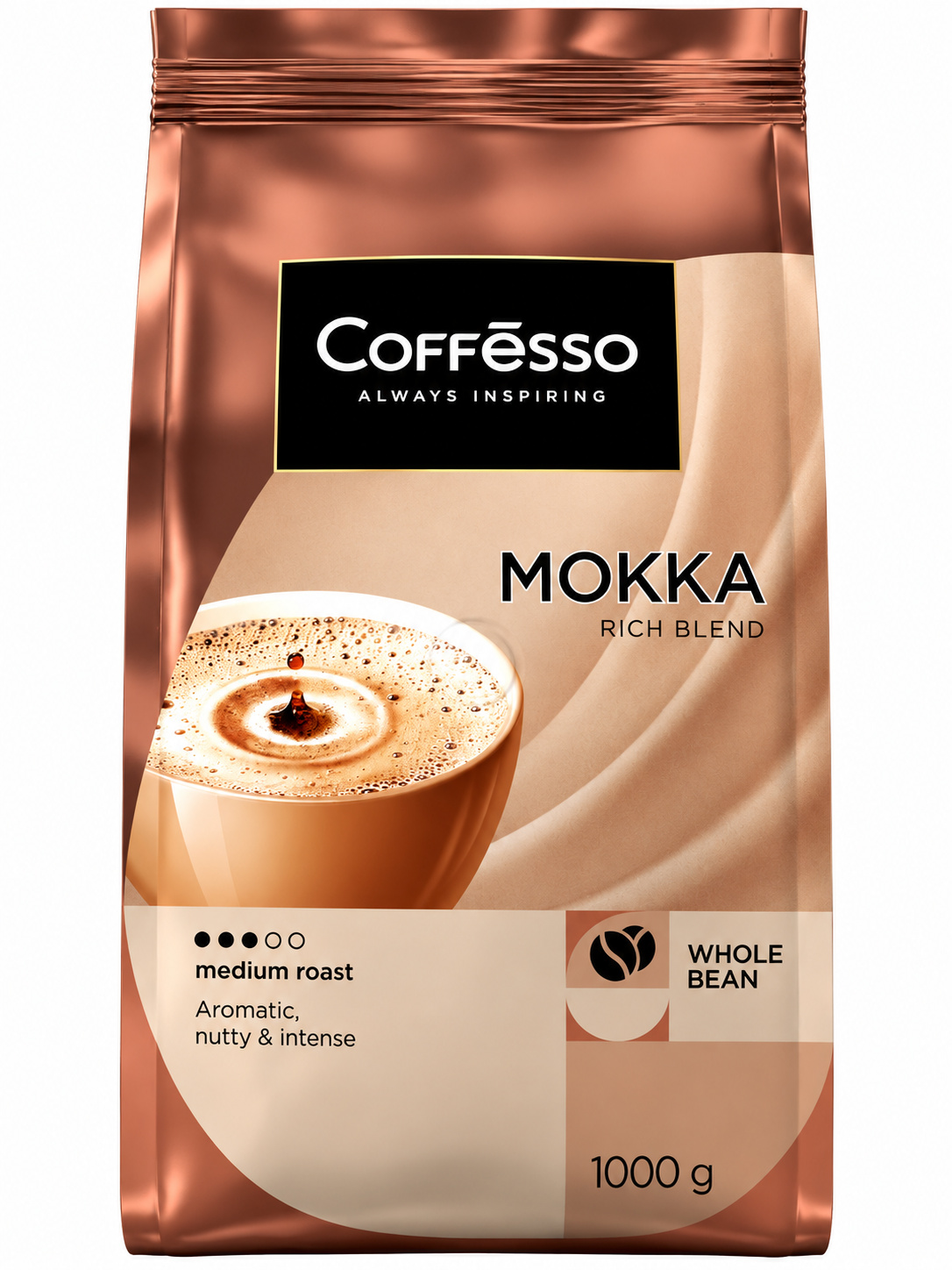 Кофе в зернах Coffesso Mokka 1 кг