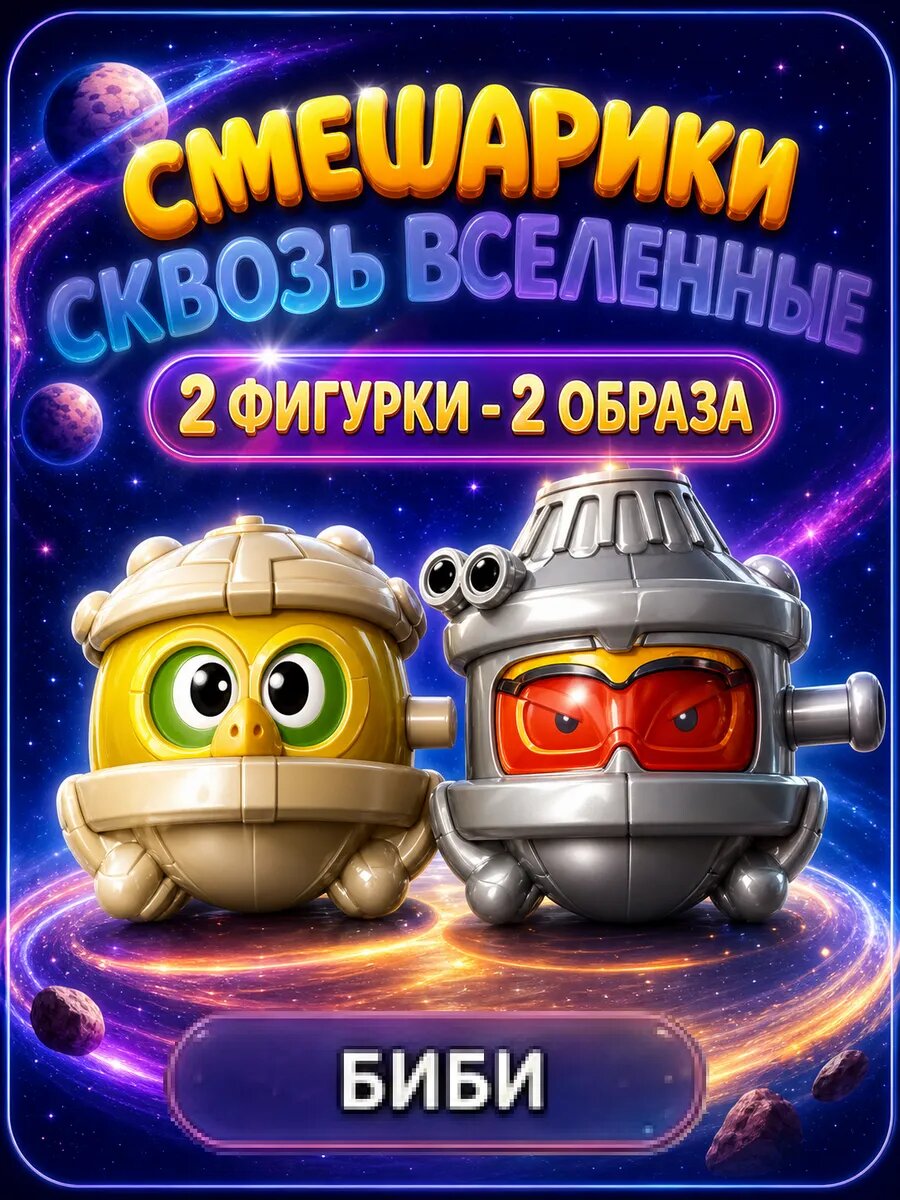Набор 2 шт Биби сквозь вселенные пятерочка