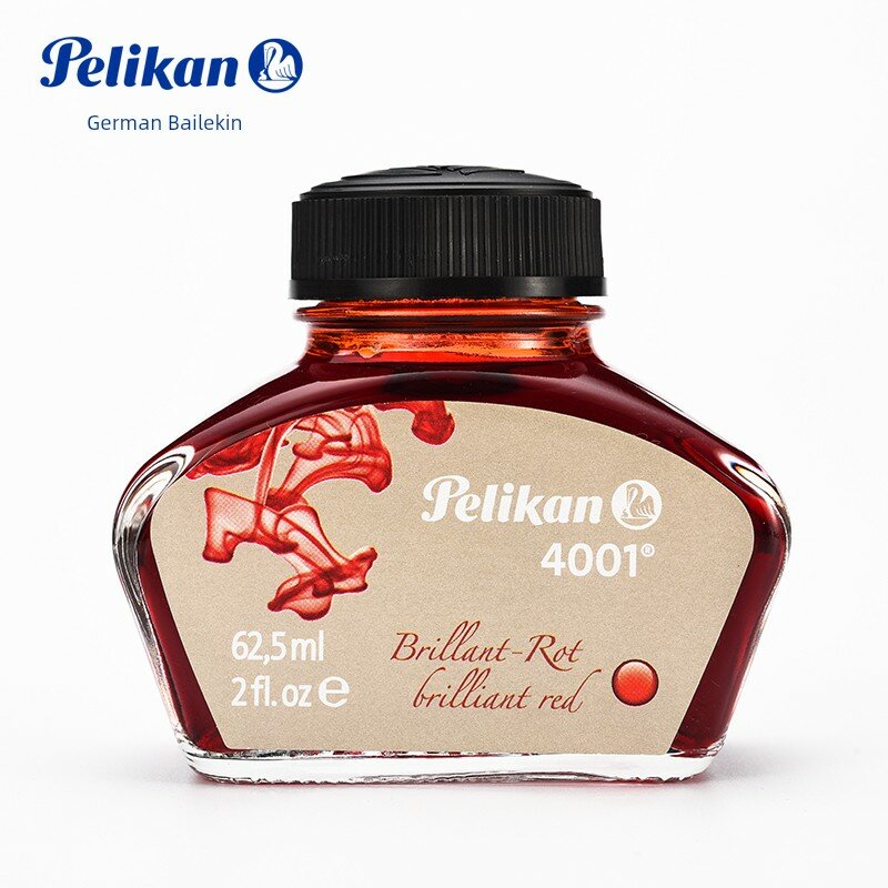 Чернила Pelikan 4001 62,5 мл некарбоновые для ручек, Ярко-красный оттенок