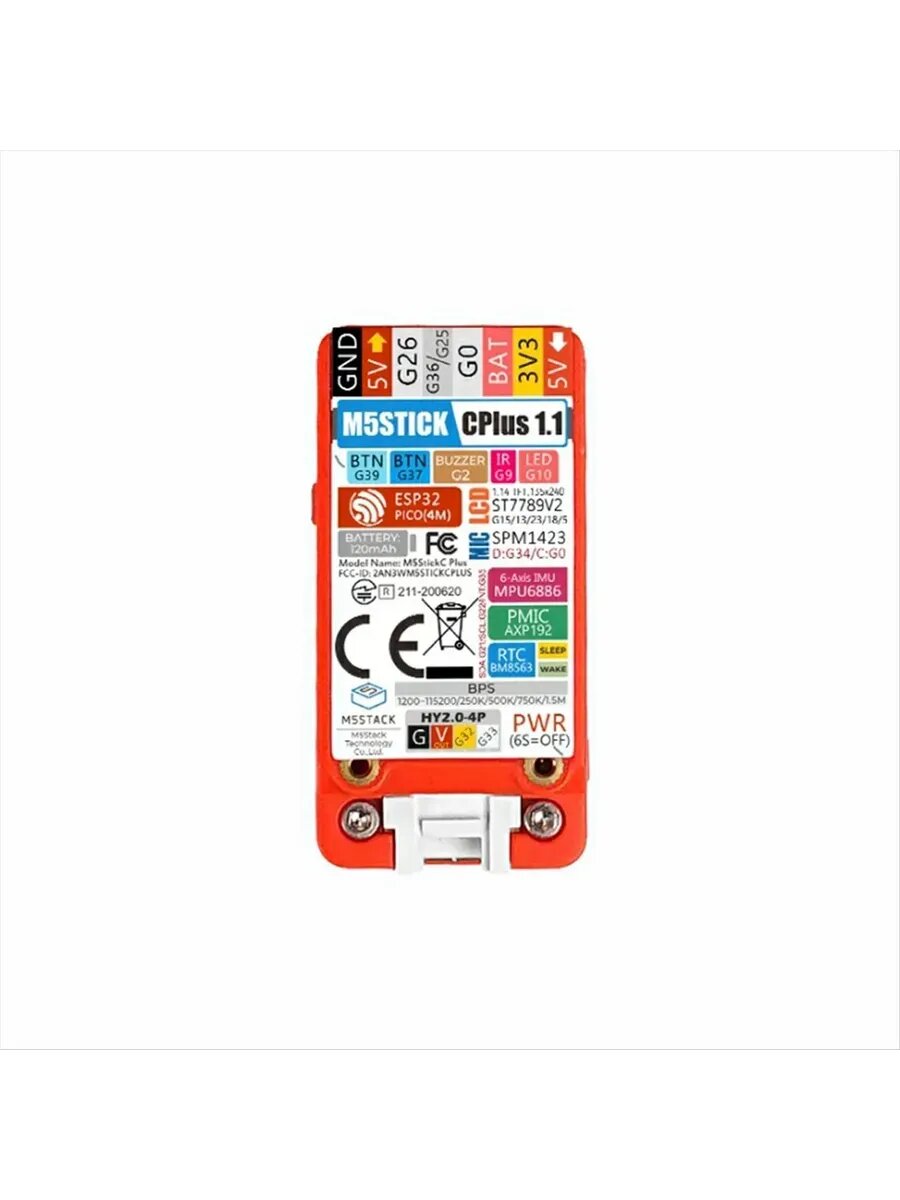 M5Stack M5StickC PLUS M5 StickC ESP32-PICO IR AXP192 — фото 1
