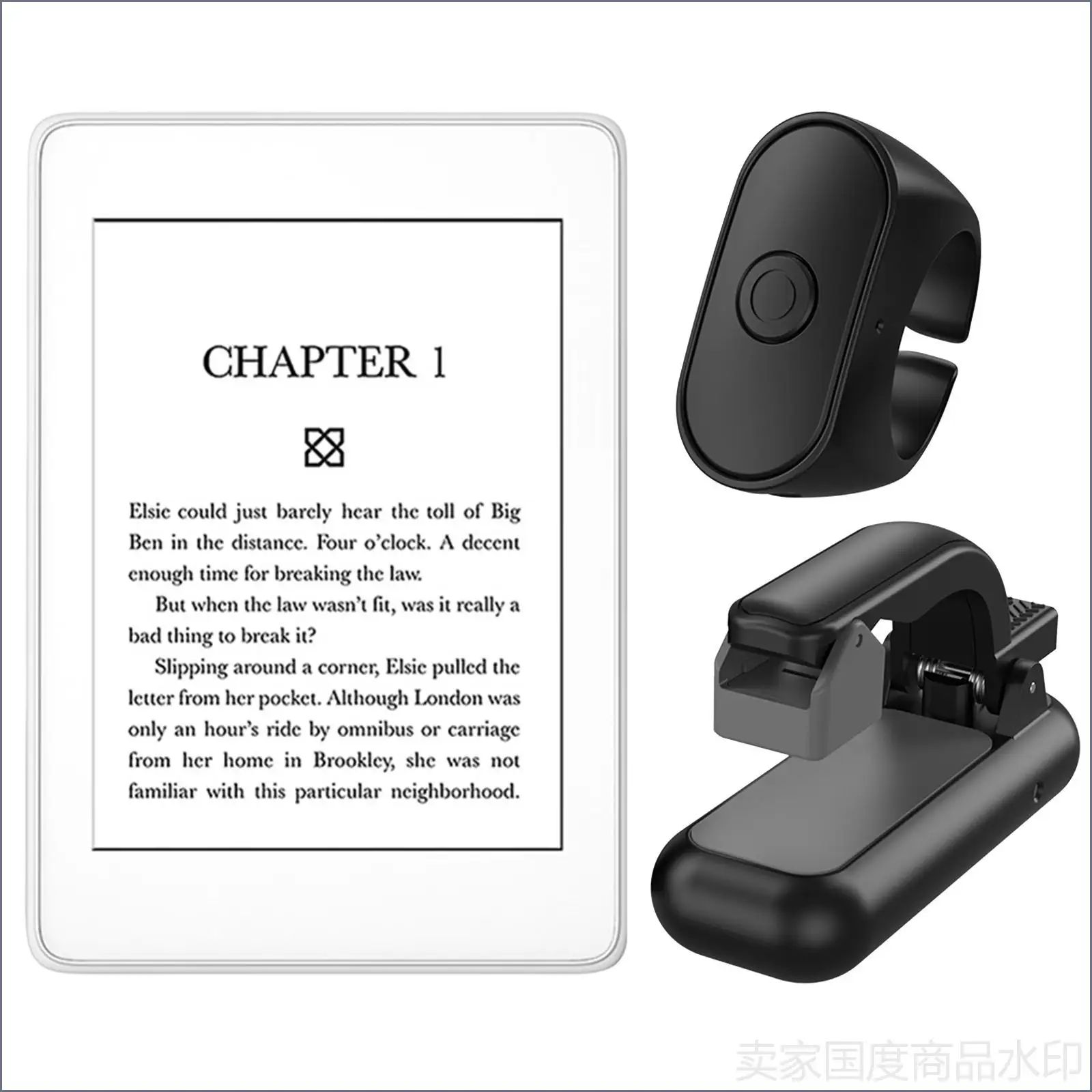 Устройство для листания страниц на Kindle, черное, беспроводное, 2,4 ГГц, на аккумуляторе